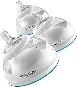 Nanobebe Breast Milk Baby Bottles, 3pk (Award Winning Innovation for ...