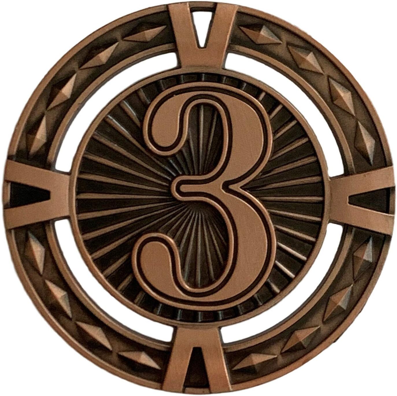 Amazon.com : Emblems-Gifts Personalised Engraved Bronze V-Tech 3rd ...