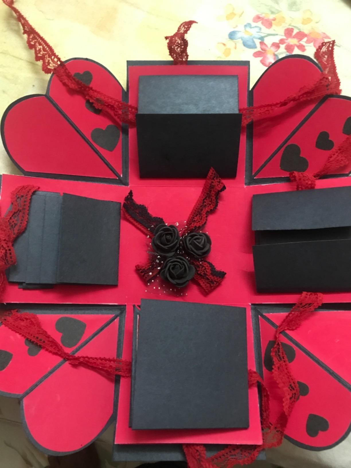 CRAFTED WITH PASSION Exploding Box for Birthday, Anniversary, Valentine ...
