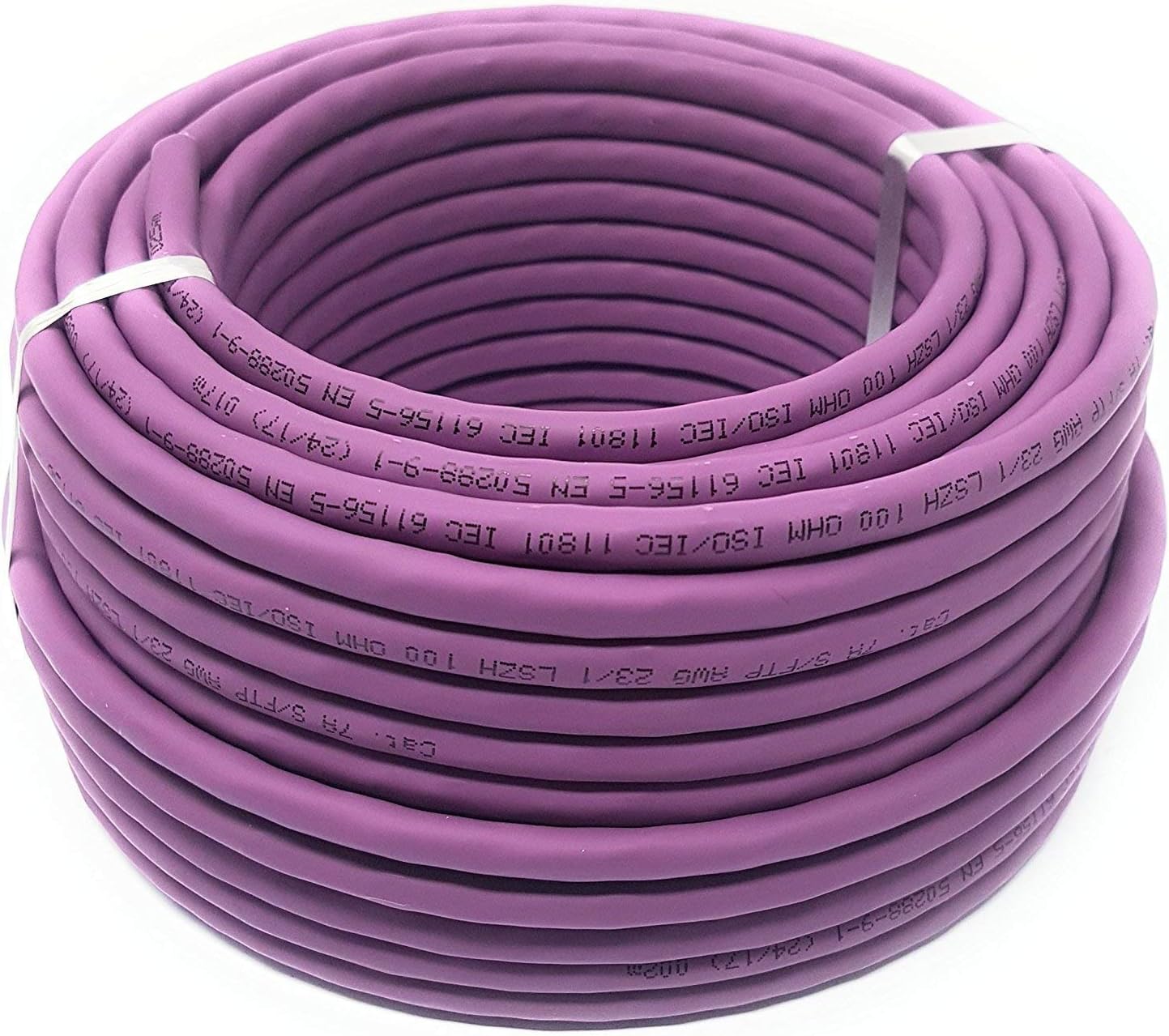 Câble réseau LAN Ethernet Cat.7A (bobine) 1200 MHz - 4 paires - Vitesse ...