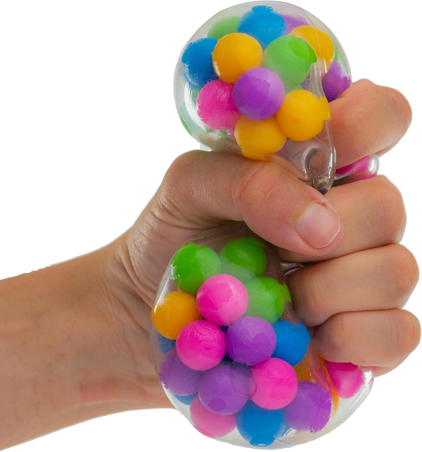 Gifton Mesh DNA Stress Ball with Colorful Water Beads - Squeeze Stress ...