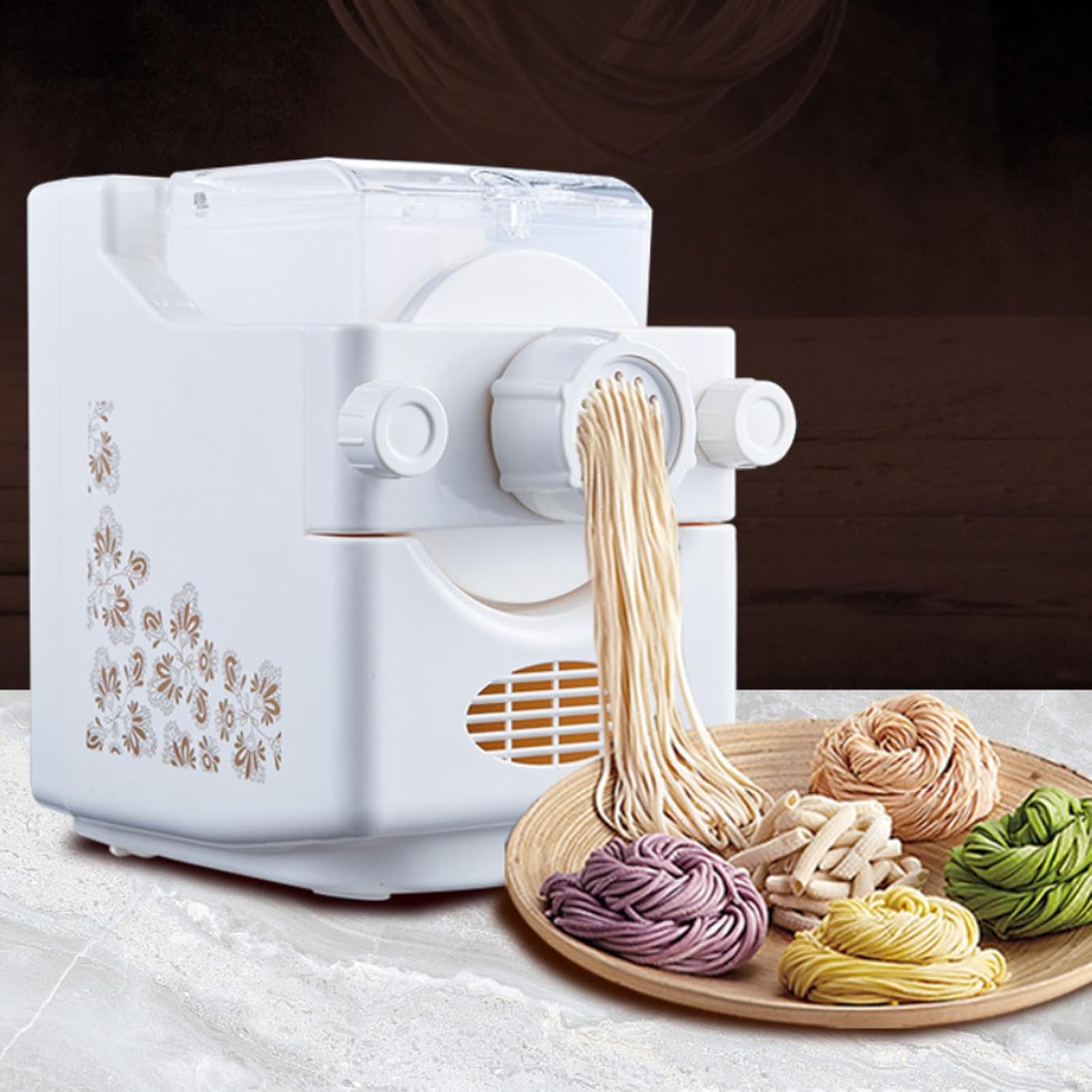 Amazon.co.jp: Electric Pasta Press, Mini Pasta Maker, Electric Mini ...