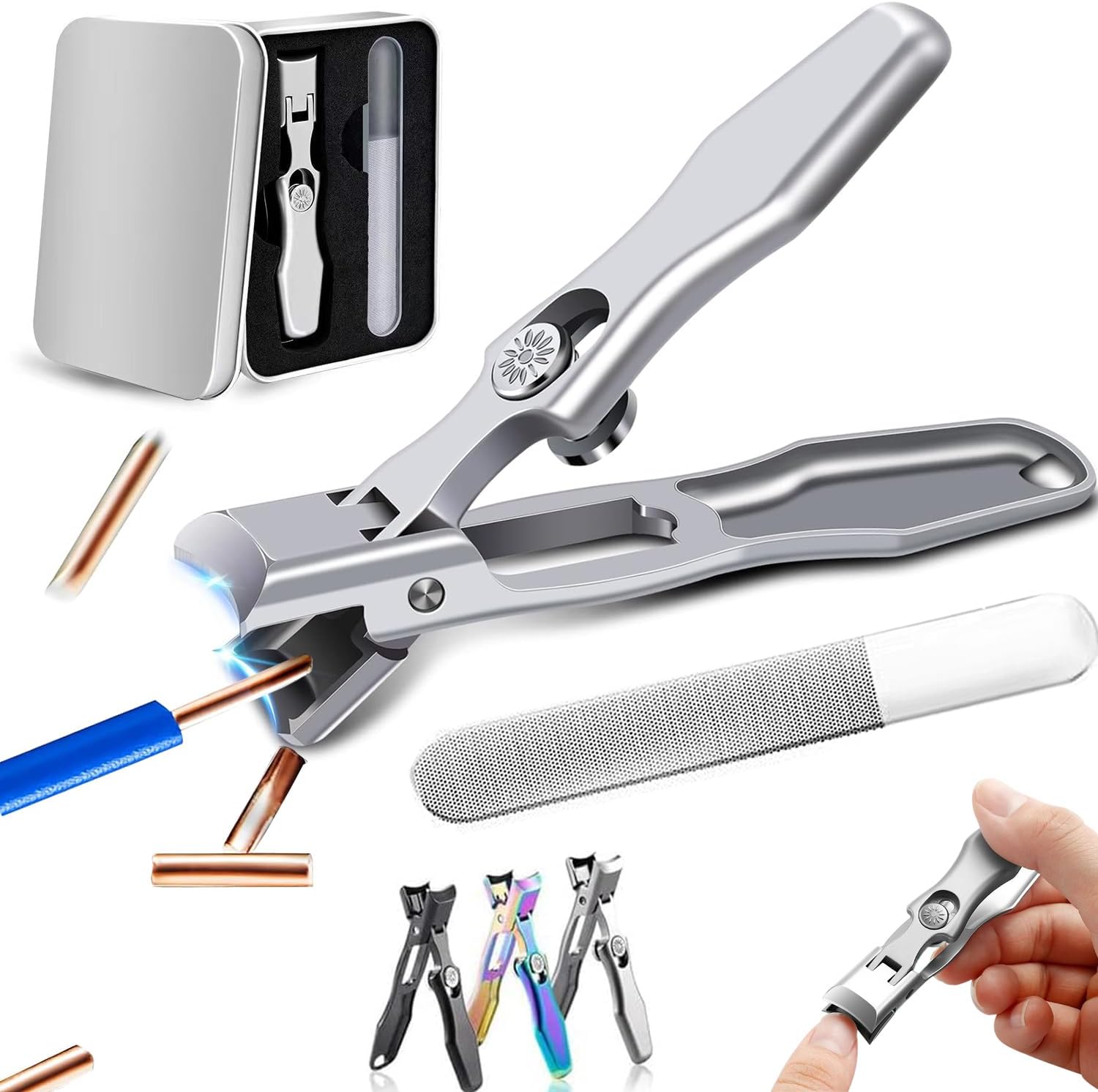 Amazon.com : German Nail Clippers for Men, 2025 Upgraded Ultra Sharp ...