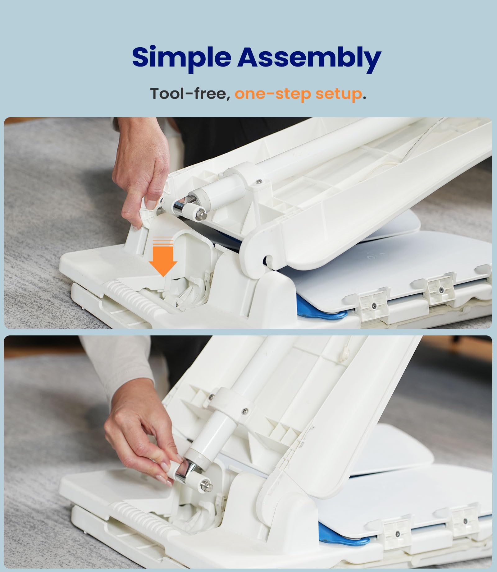 VOCIC Lightweight Electric Chair Lift, Lift Elderly from Floor, Remote ...