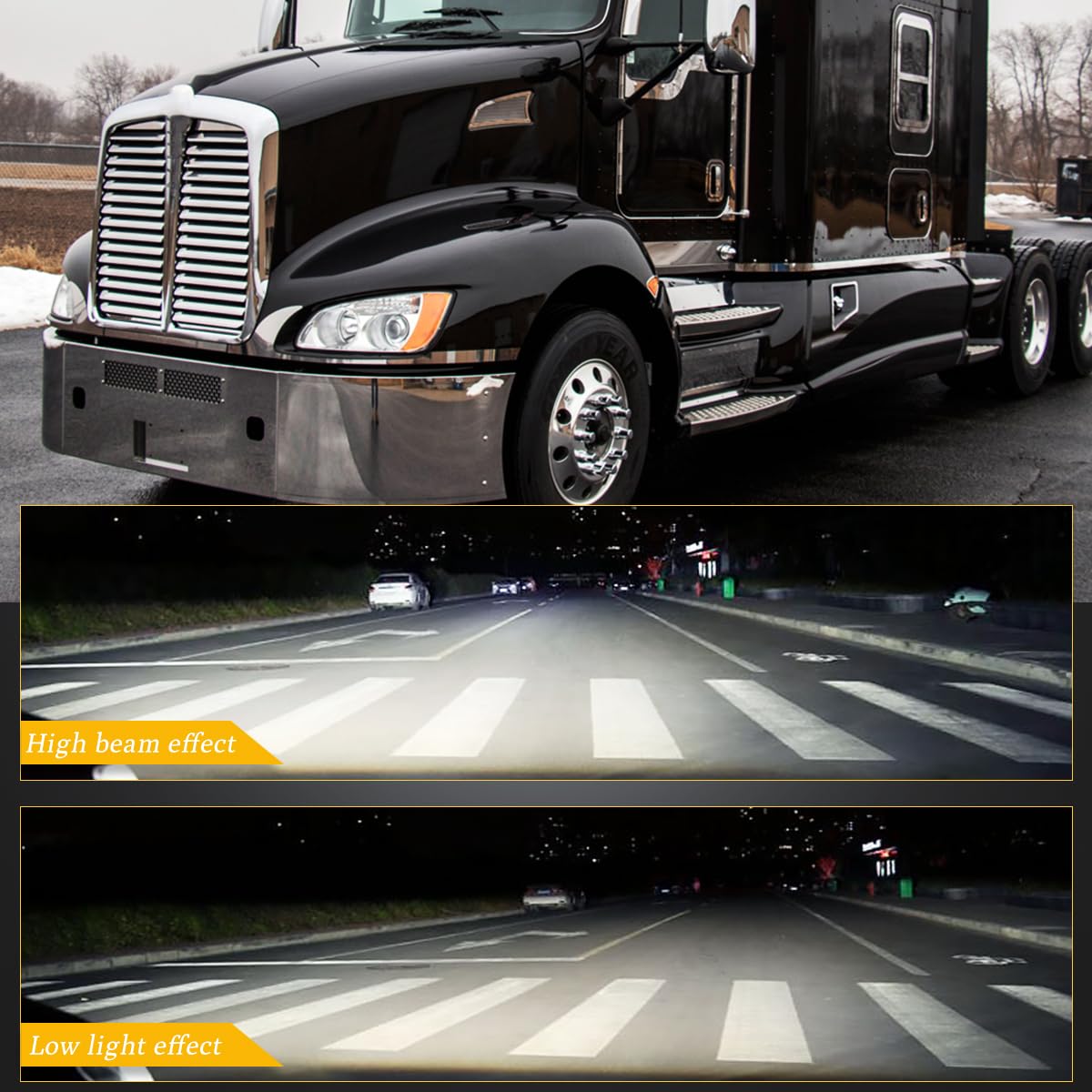 Snapklik.com : Sterlix Headlights Assembly Fits Kenworth T660 2008-2017 ...