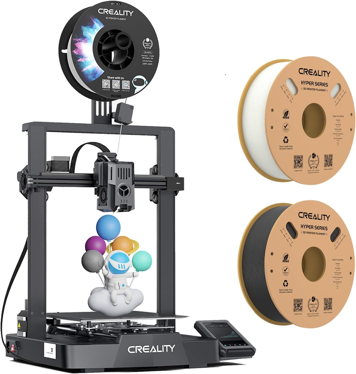 Creality Ender 3 V3 KE 3D Printer, Bundle with ADXL345 Vibration ...