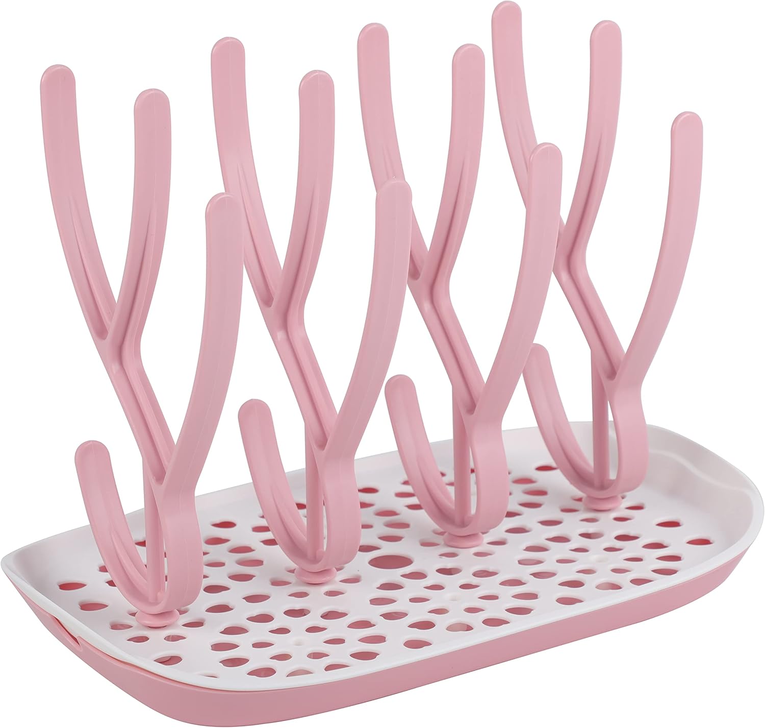 ToeZee Baby Bottle Drying Rack Space Saving Countertop Baby Bottle ...