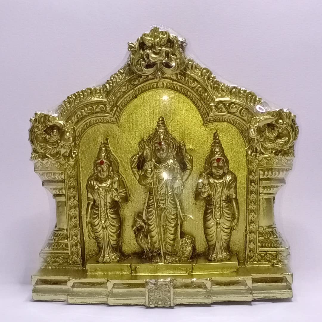 Buy Heavy Lord Sri Murugan Valli Deivanai Idol 13 cm | Home Decor ...