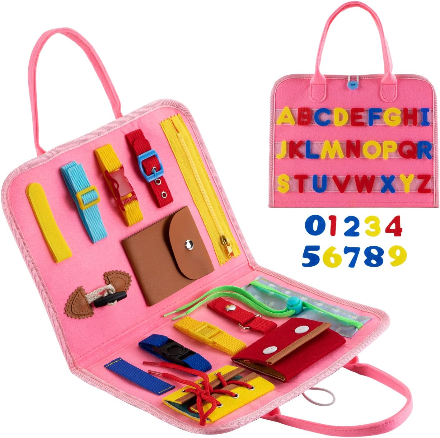 Buy Vefungyan New Busy Board For Toddlers Montessori Sensory Activity buy-vefungyan-new-busy-board-for-toddlers-montessori-sensory-activity