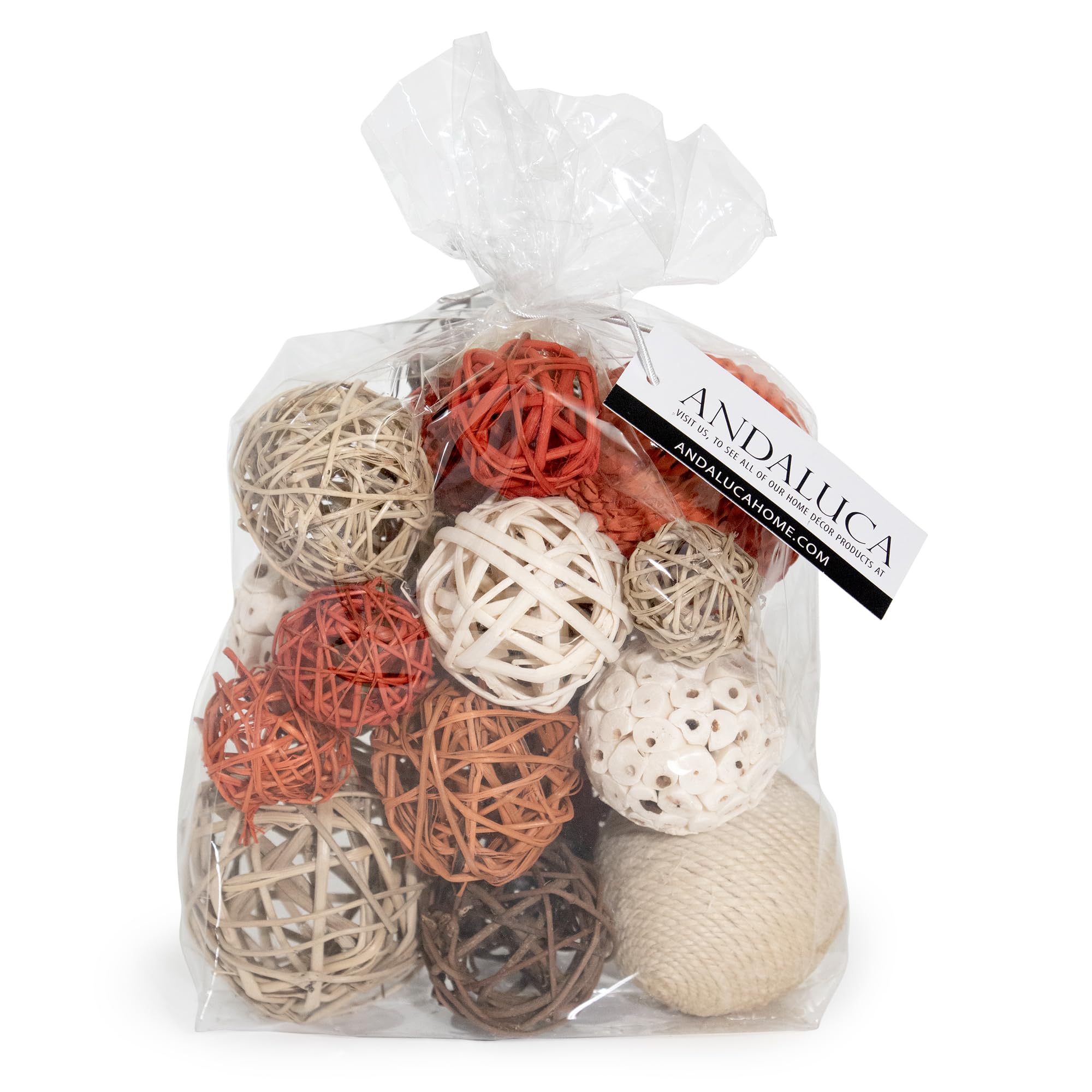Amazon.com: ANDALUCA Decorative Balls Bag Bowl Filler Home Decor ...