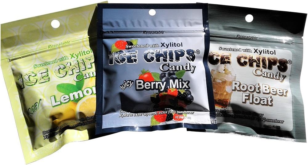 Amazon.com : New! Ice Chips Candy in Resealable Packets, 3 Pack Variety ...