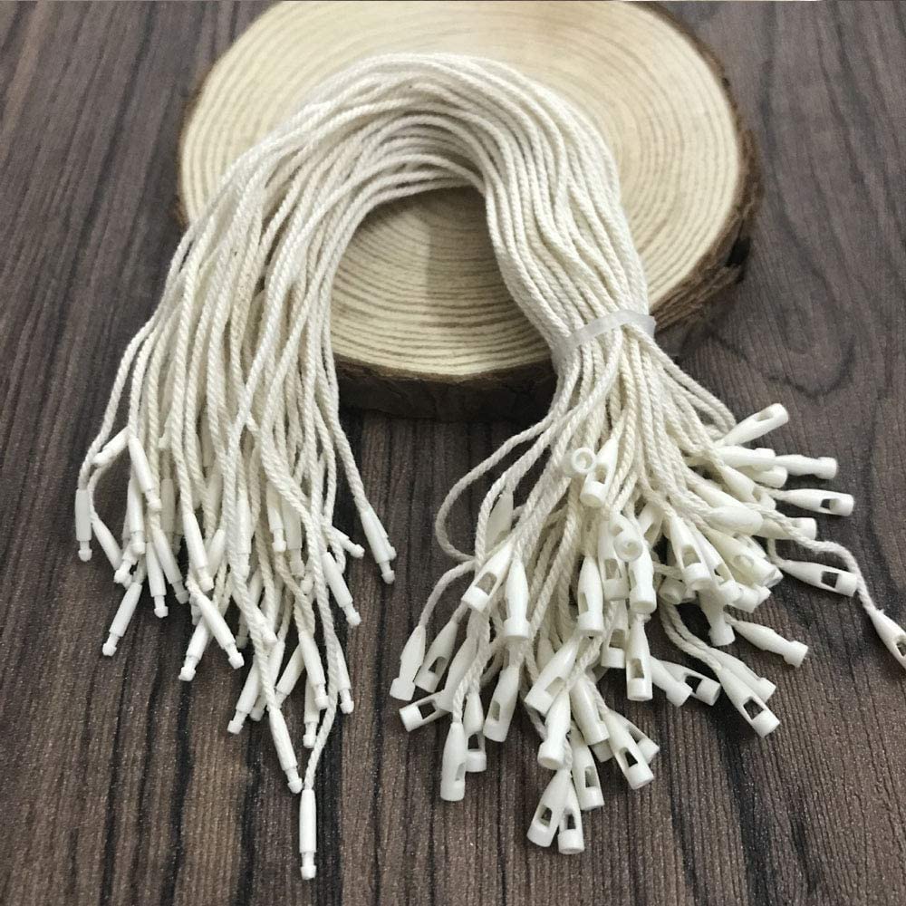 Clothing Tag Attachments 3000 Piece Hang Tag String Set - 7 Inch White ...