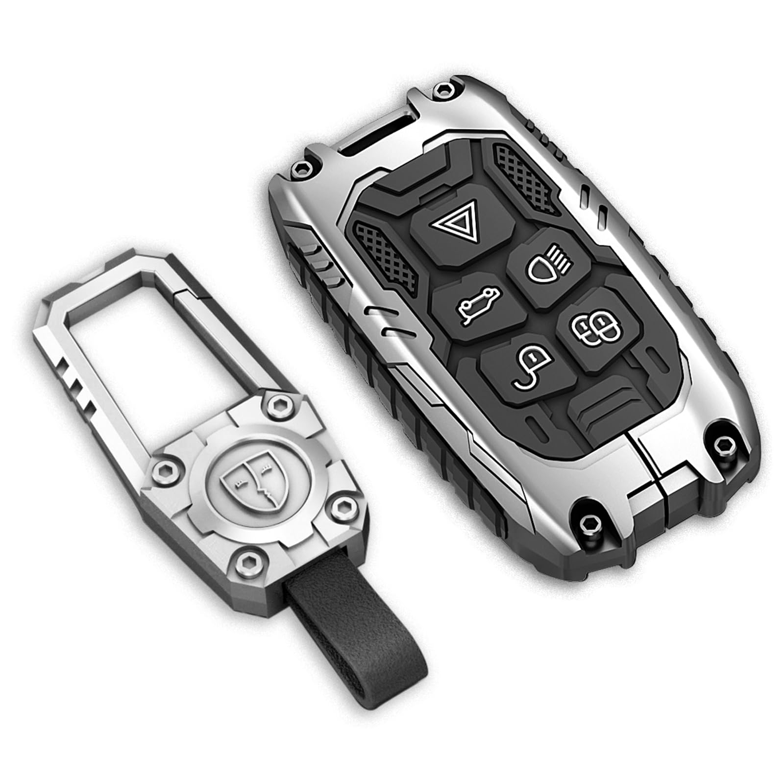 Amazon.com: Cavlobe for Land Rover Zinc Alloy Key Fob Cover,Keychain ...