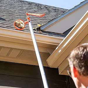 Amazon.com : EZ Smart Mini Rake and Inspection Mirror for Gutter and ...