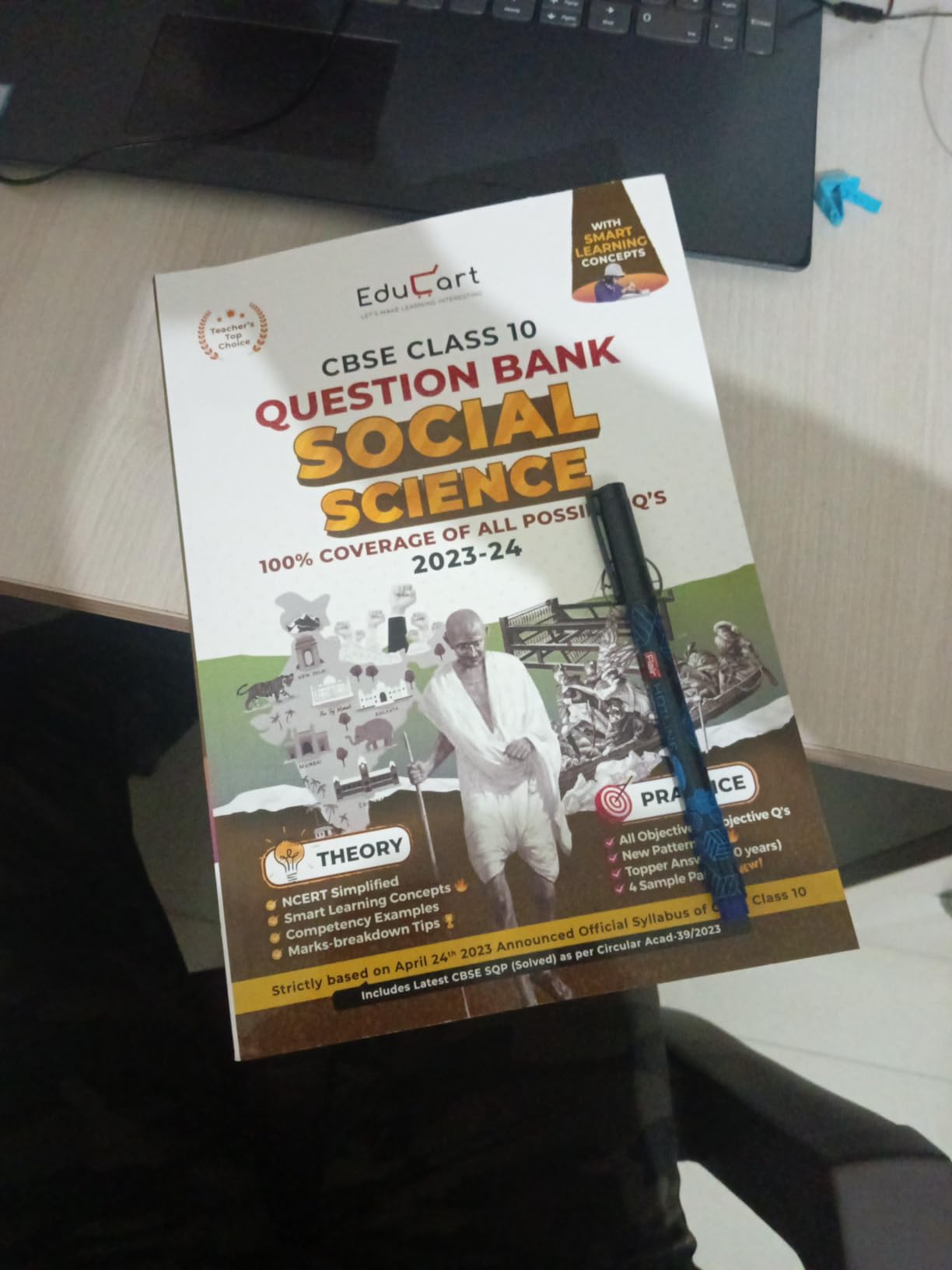 Educart CBSE Class 10 SOCIAL SCIENCE Question Bank 2023-24 (NCERT based ...