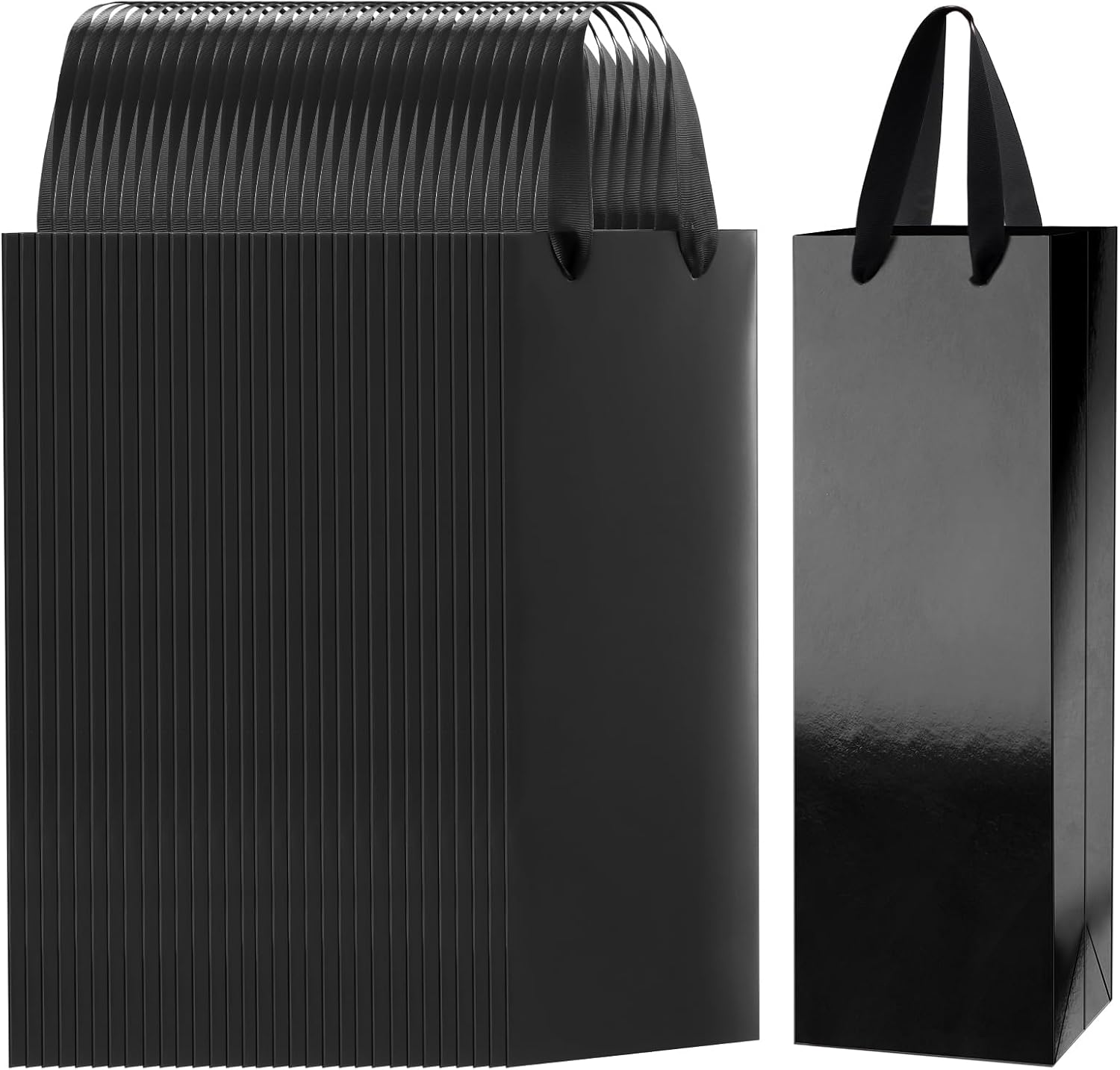 Amazon.com: BLK&WH 36 Pack Wine Bags, Bottle Gift Bags for Liquor and ...