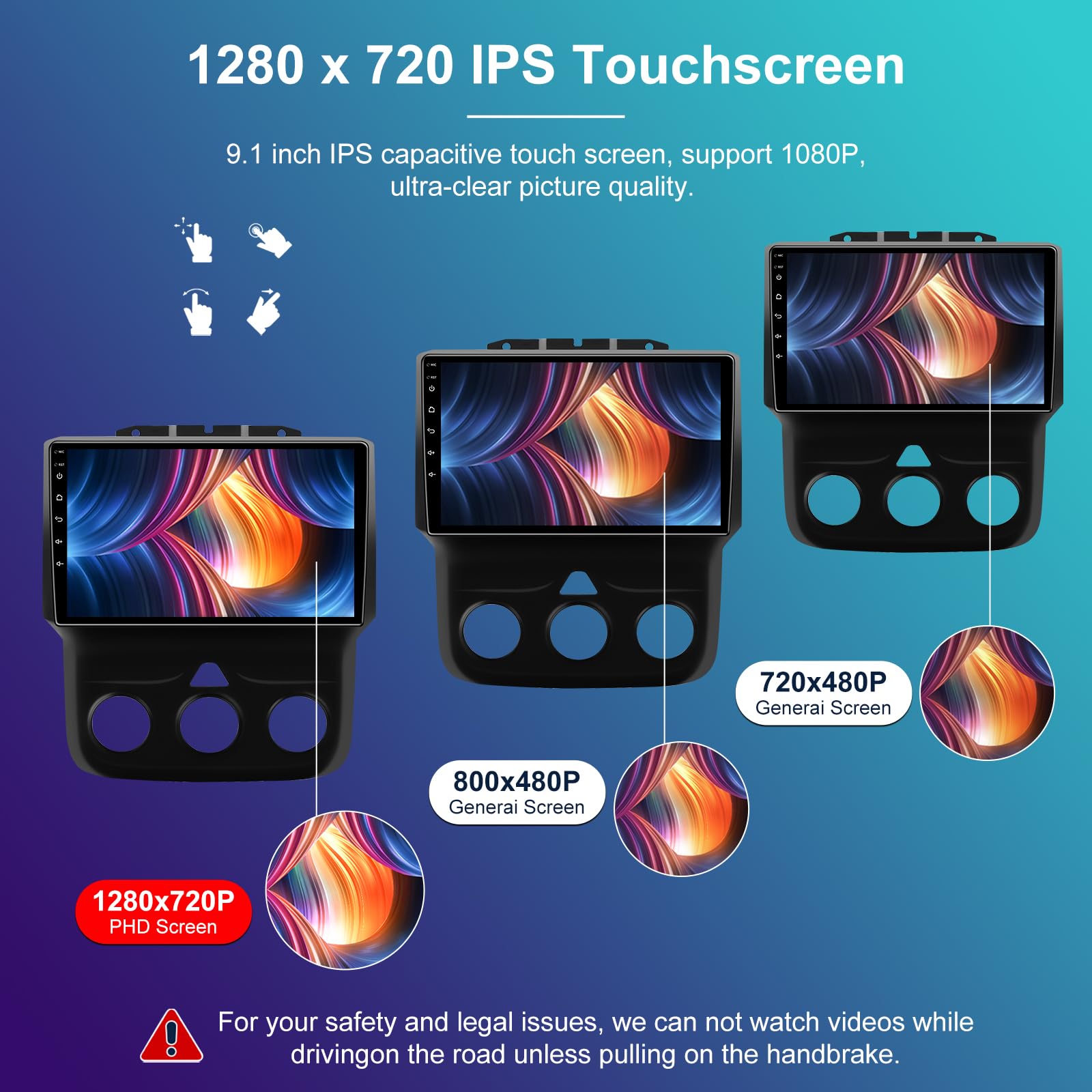 Snapklik Pasyrtm Android 13 Car Stereo Upgrade Radio For Dodge