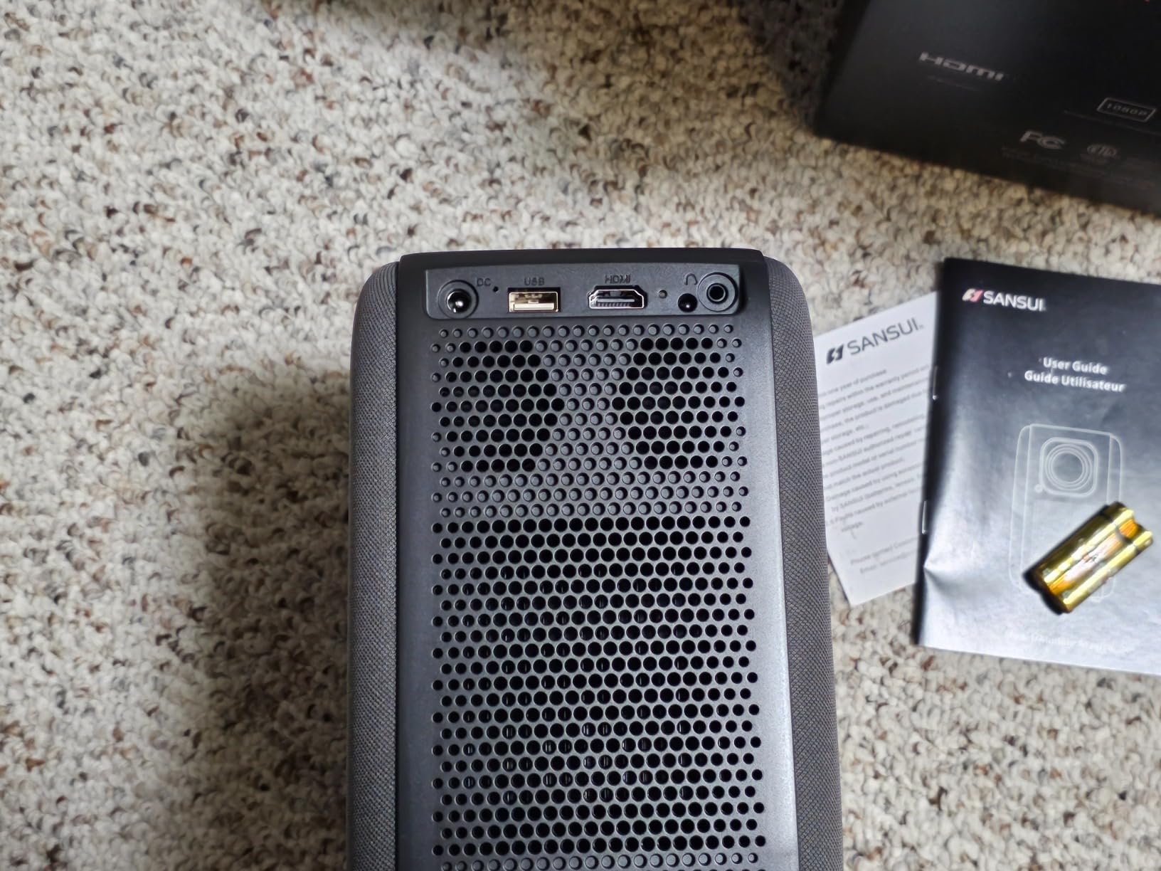 $17/mo - Finance SANSUI Portable Projector with WiFi and Bluetooth ...