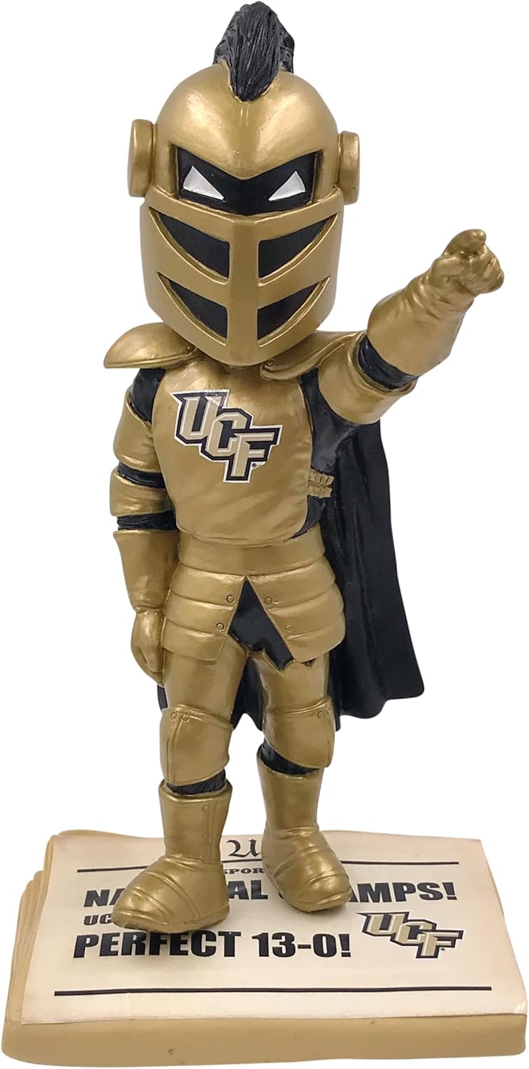 Knightro Central Florida Knights Newspaper Base Bobblehead NCAA at ...