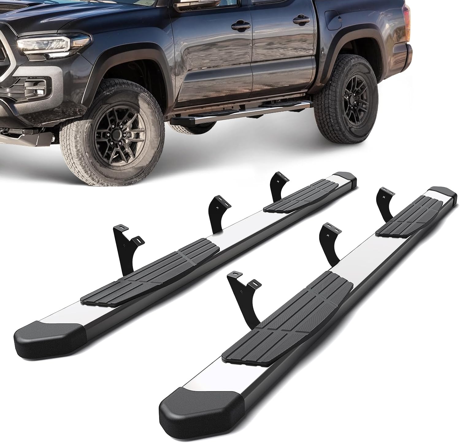 Amazon.com: Running Boards 6.4 Inch Side Steps for 2005-2023 Toyota ...