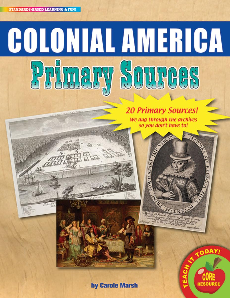 Gallopade Publishing Group 9780635116215 Colonial America Primary ...
