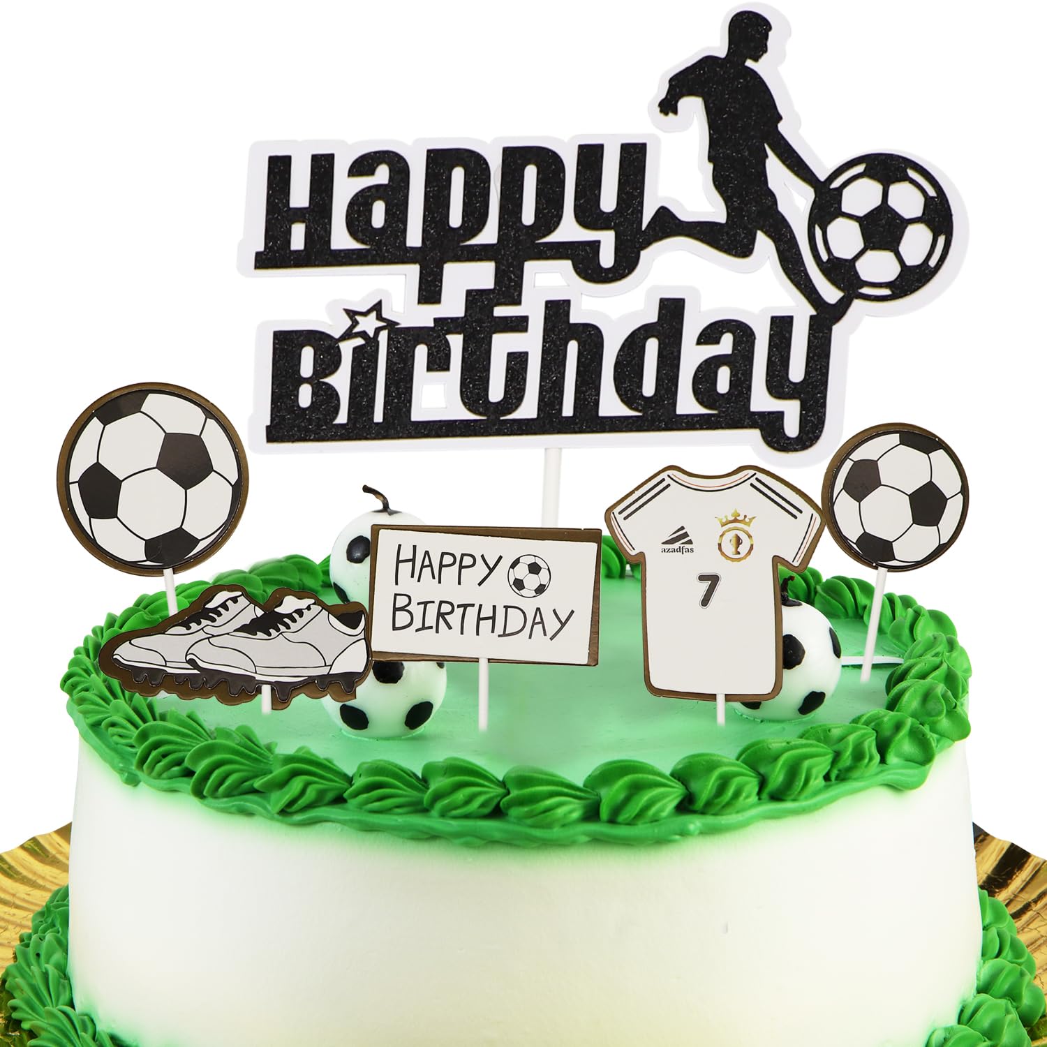 Football Theme Cake Toppers Soccer Cake Topper Kit Perfect For Game