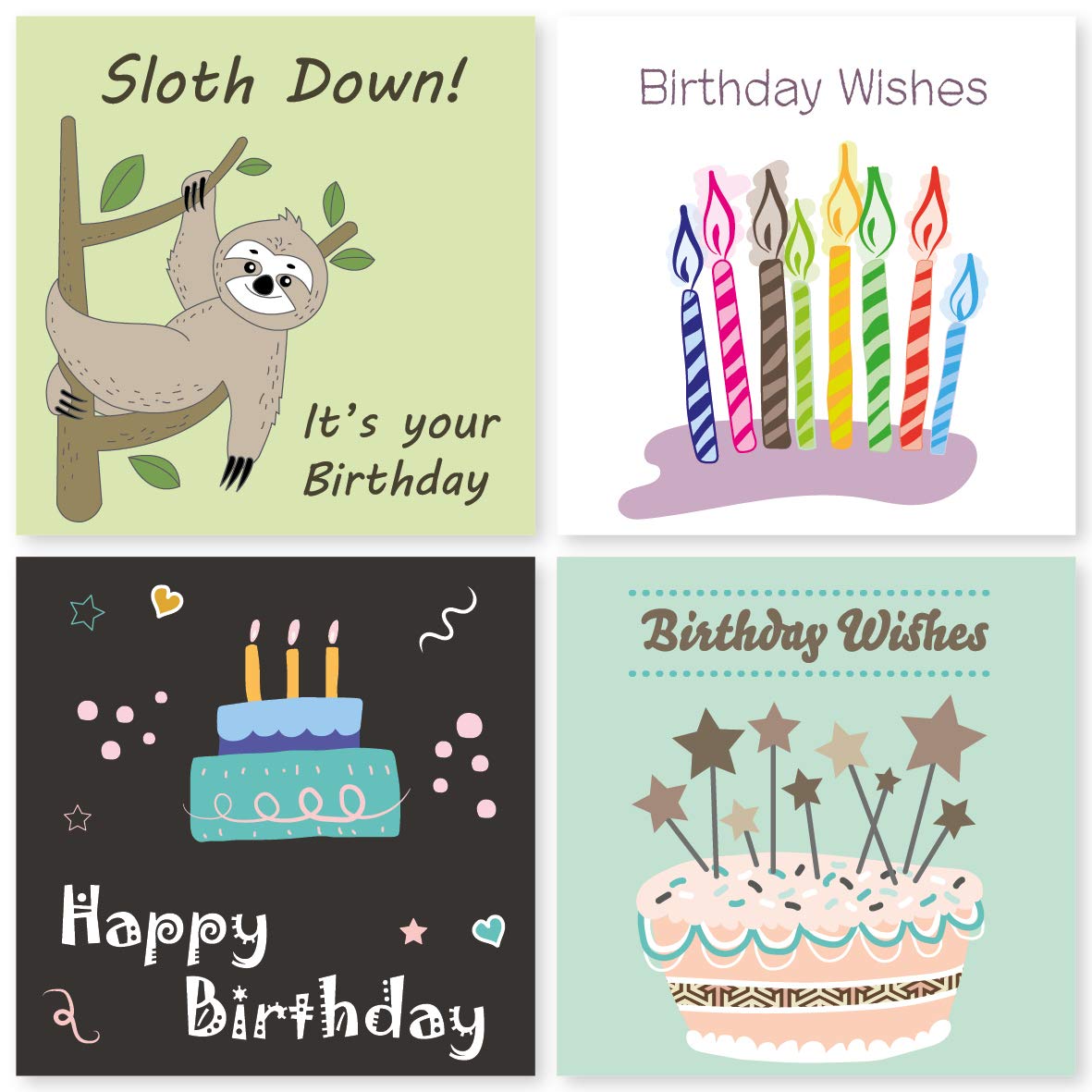 Birthday Cards Multipack of 24. Each Birthday Card box includes 24 ...