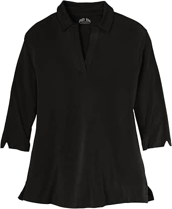 Joe's USA Women's Modern Stretch Polo Tunics-XS-Black at Amazon Women’s ...