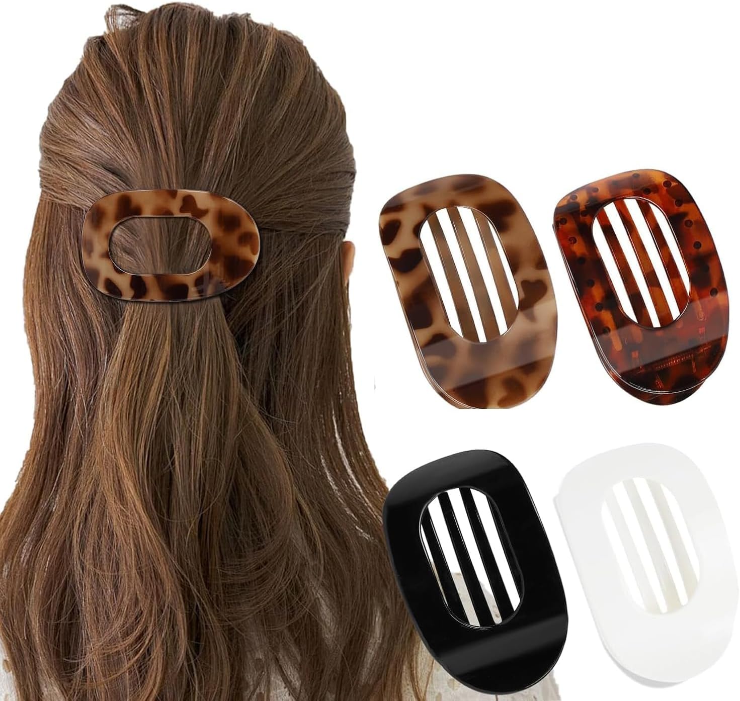2026 Upgraded Suerteyay Hair Clips, Hailoyearn Hair Clip, Flat Hair ...