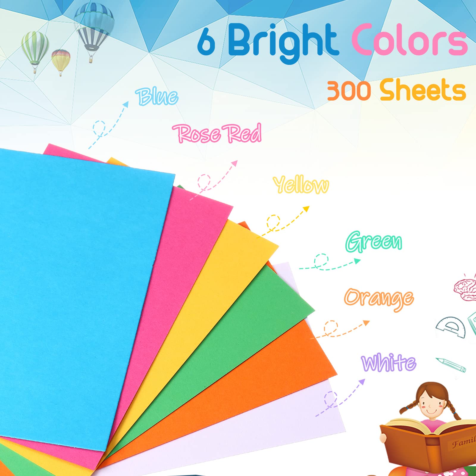 Snapklik.com : Fainne 300 Pcs Blank Index Cards 180 Gsm Thick Card ...