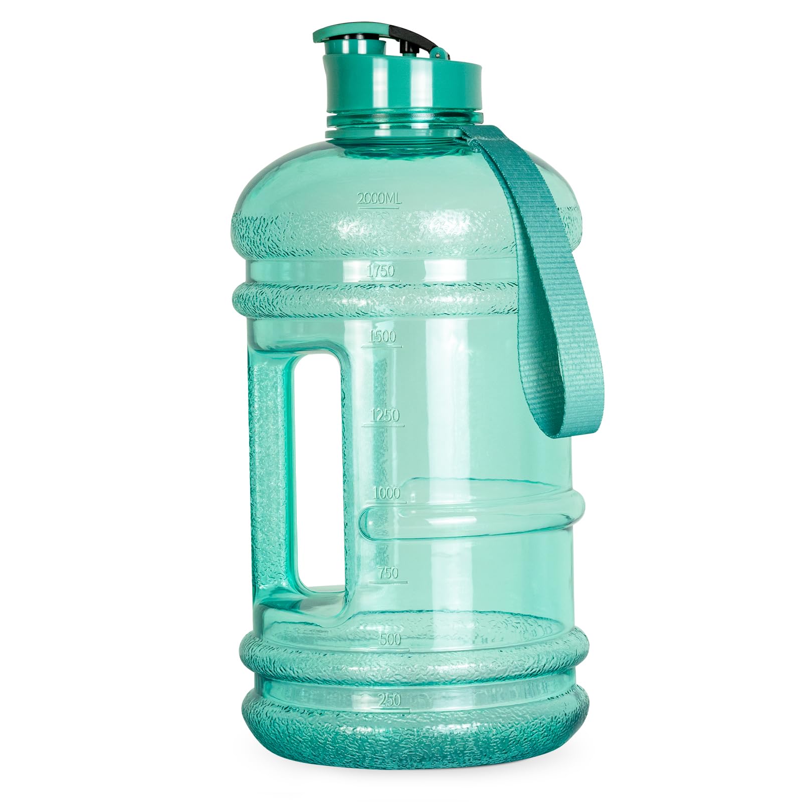 Amazon.com: TOOFEEL Half Gallon Water Bottle with Flip Lid - 2 Liter ...