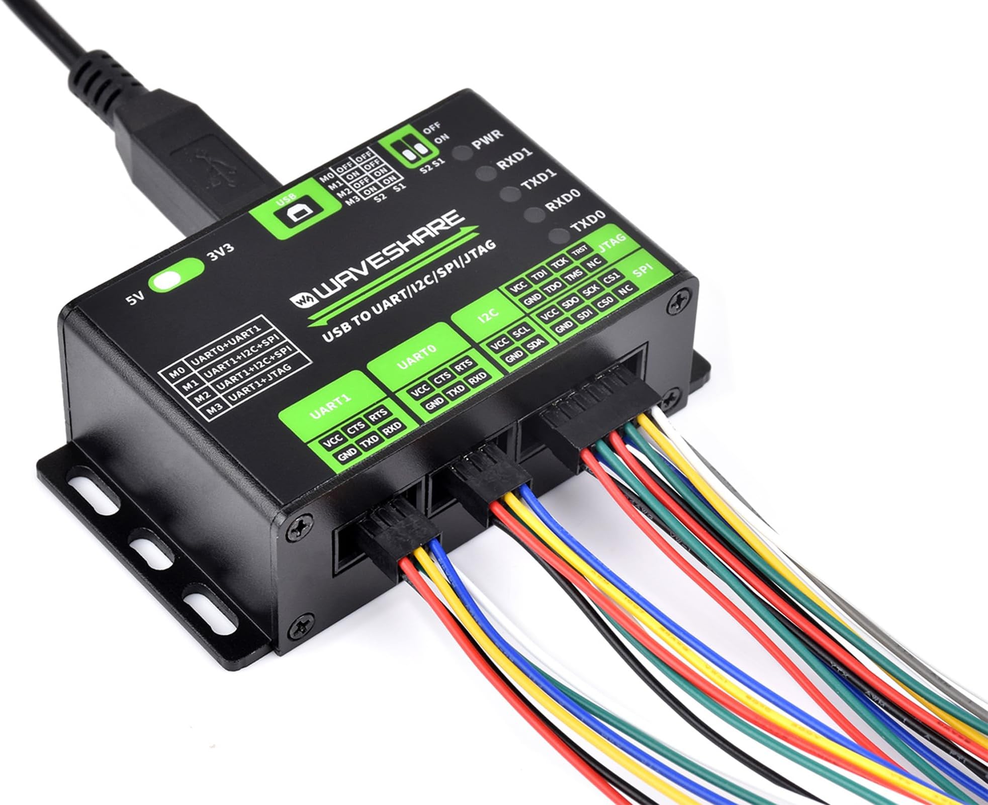 Amazon.com: USB to UART/I2C/SPI/JTAG Converter, USB to 2-ch UART, or ...