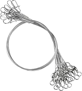 Amazon.com : Atibin Stainless Steel Fishing Leaders Freshwater Fishing ...