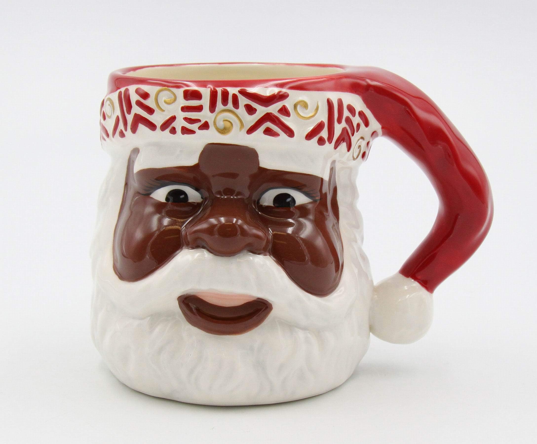Amazon.com: Fine Ceramic Christmas Ethnic African American Black Mrs ...