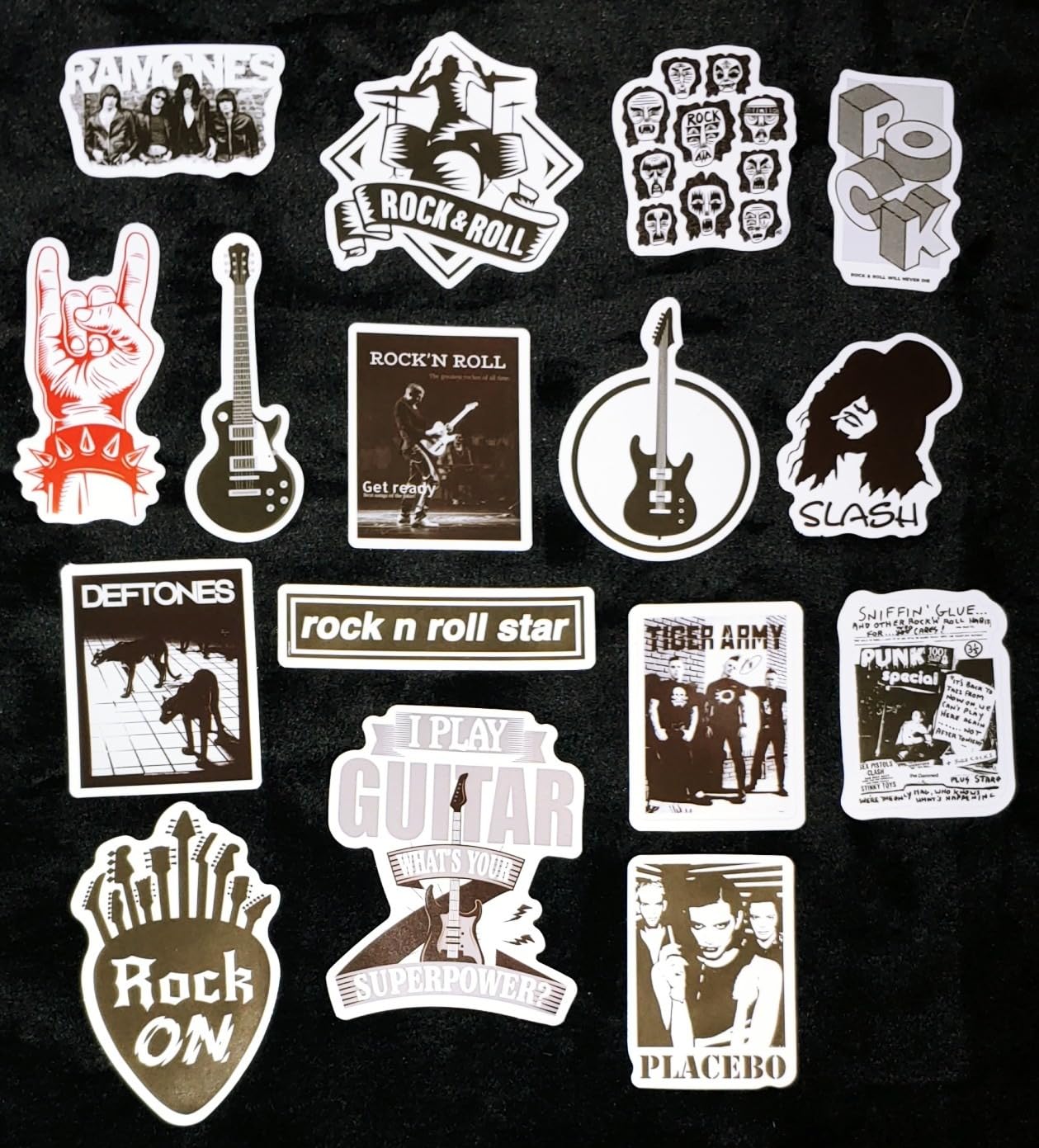Amazon.com: 100 PCS Rock Band Stickers for Adults Teens,Vinyl ...