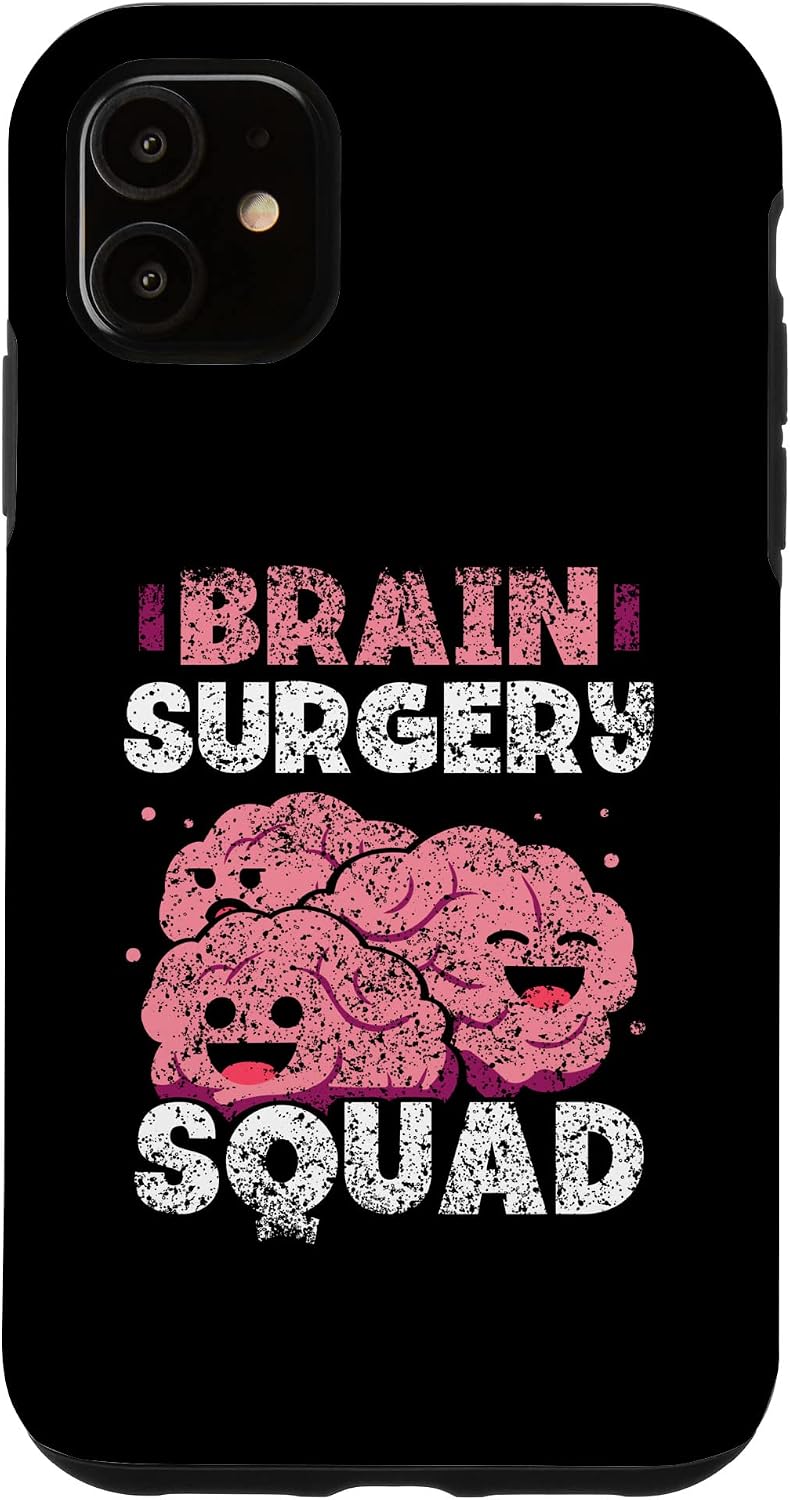 Amazon.com: iPhone 11 Brain Surgery Squad Patient Survivor Aneurysm ...