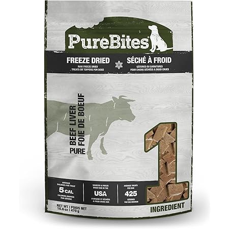 Amazon.com : PureBites Duck Liver Freeze Dried Dog Treats (5 Pack ...