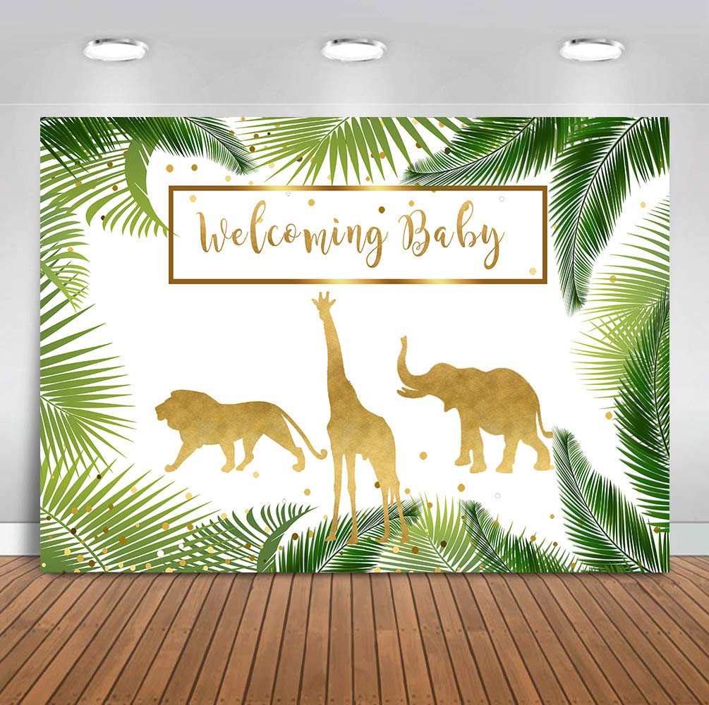 Buy Sensfun 7x5ft Jungle Theme Baby Shower Photography Backdrops Boy ...