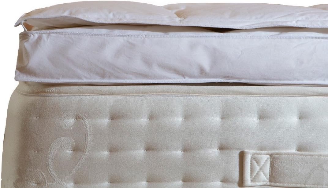 Cuddledown Goose Down Mattress Topper, King : Amazon.co.uk: Home & Kitchen