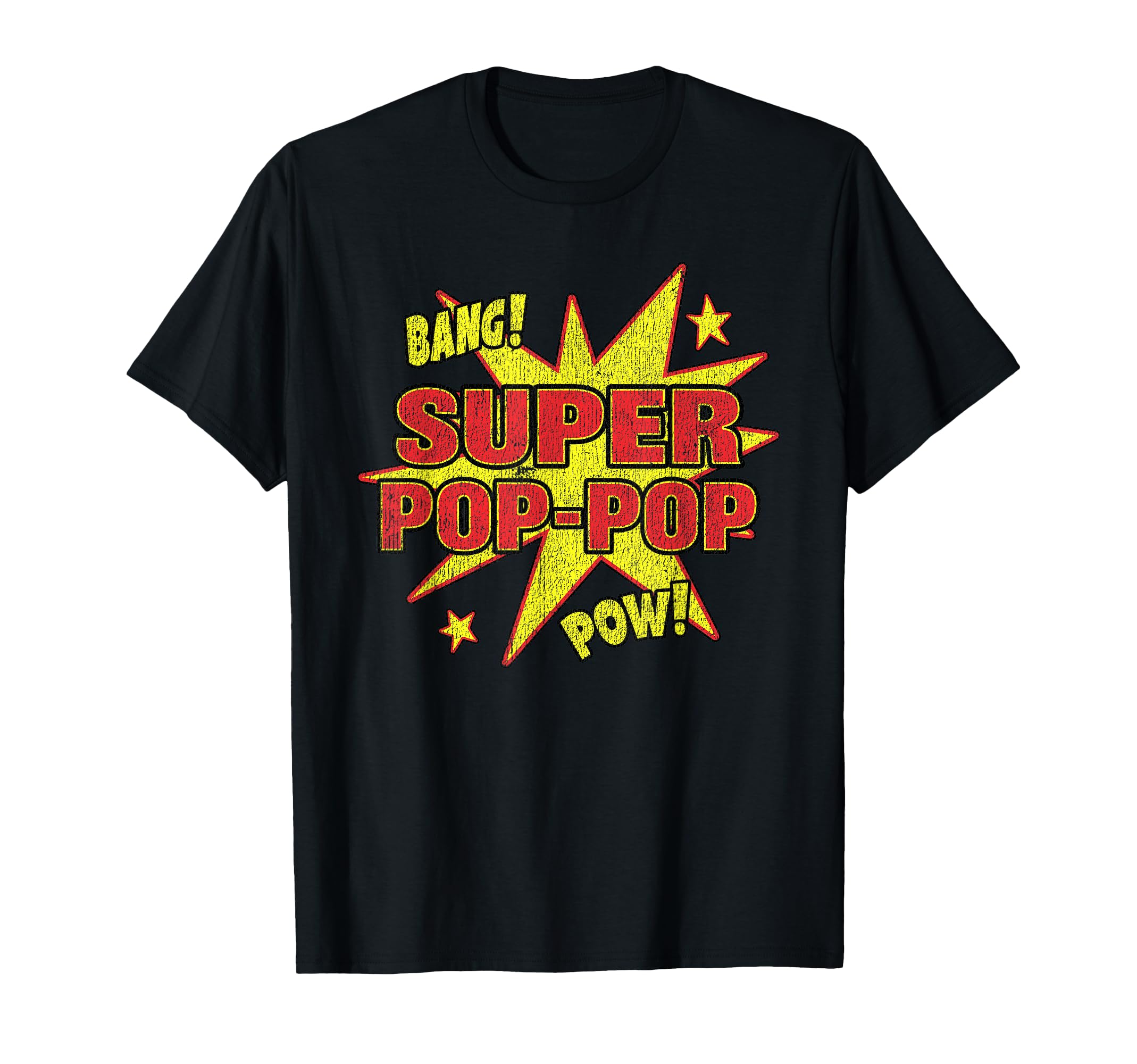 Amazon.com: Super Pop-Pop Super Power Grandpa Grandpa Gift T-Shirt ...
