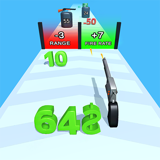 Digit Gun Shooter Rush! Merge Numbers Shoot Number Master 3D - Money Shooter Runner Weapon Craft ...