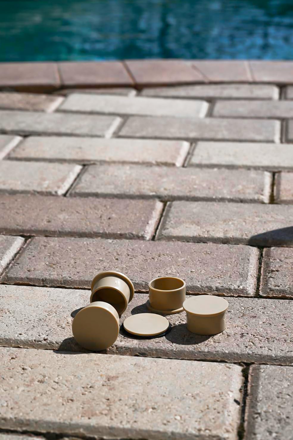 Snapklik.com : SummitLink Pool Fence Hole Plug Deck Patio Ground Cover Caps