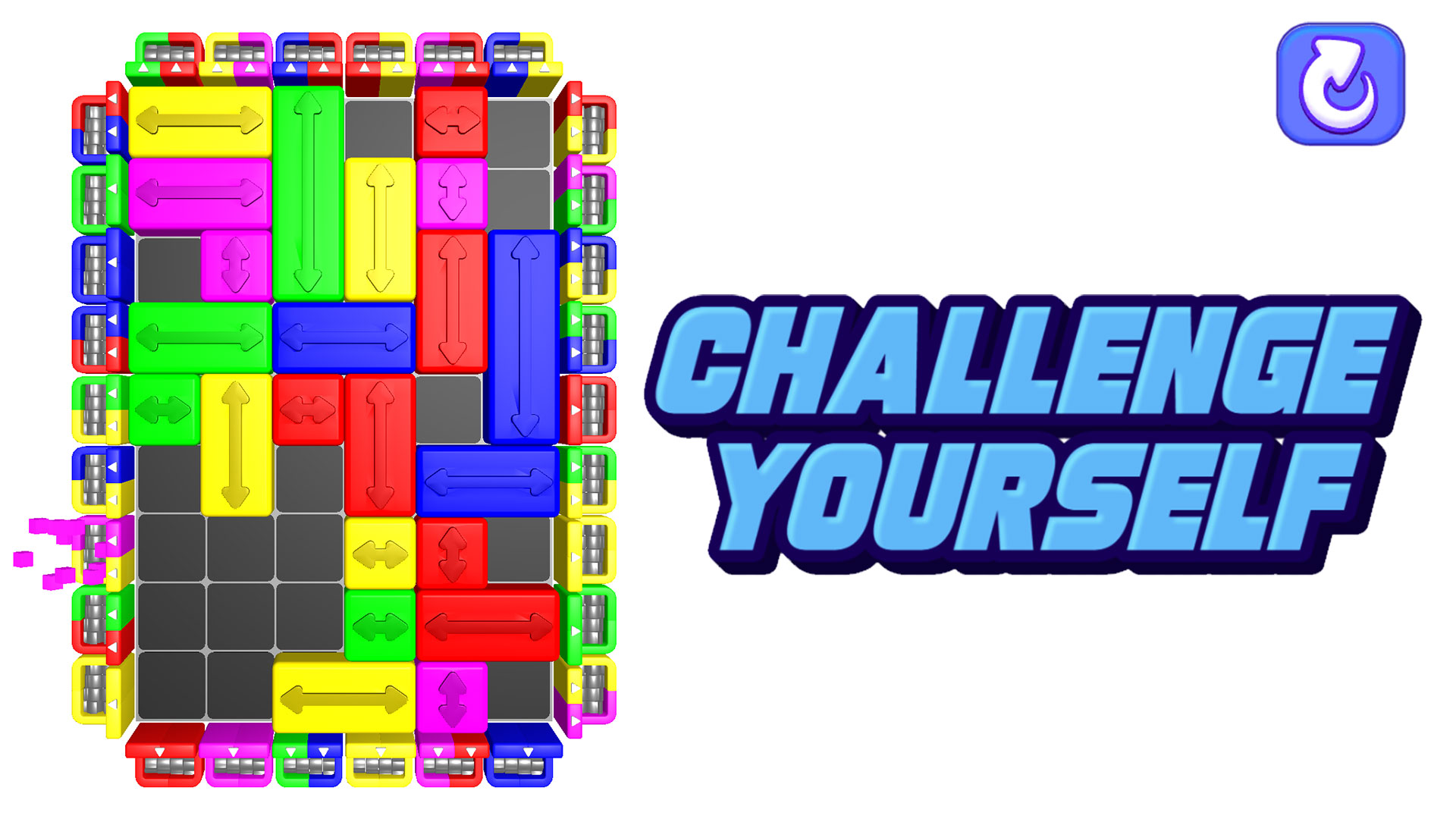 Color Block Jam Away Puzzle: Blocks Blast Matching Doors Color Sorting ...