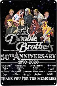Amazon.com: AKSFGR The Doobie Music Brothers Vintage Metal Sign Art ...