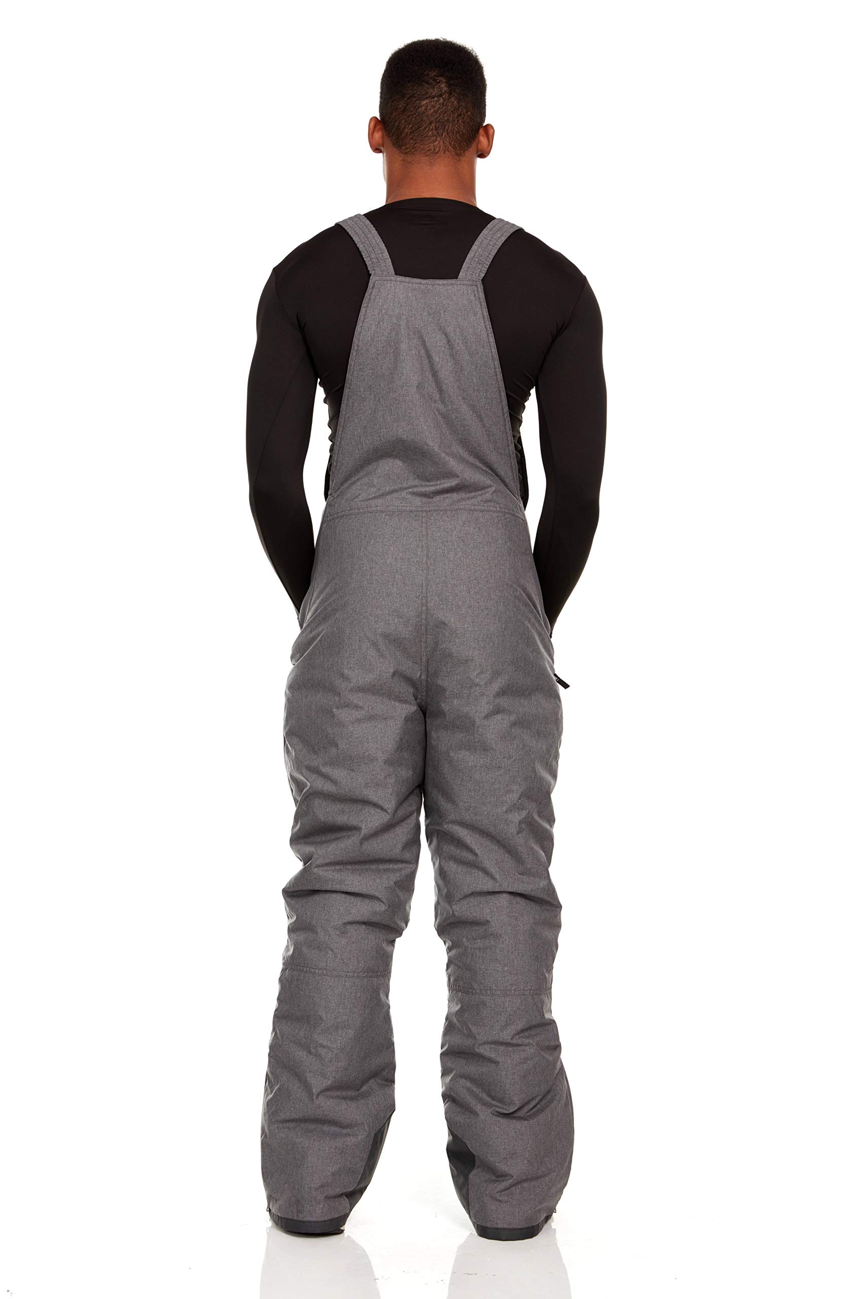Snapklik.com : Arctic Quest Mens Insulated Snow And Ski Bib Overalls ...