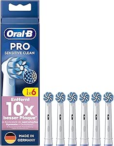 Oral-B Pro Sensitive Clean – ORIGINAL Aufsteckbürsten für Elektrische Zahnbürste – Sanfte ...