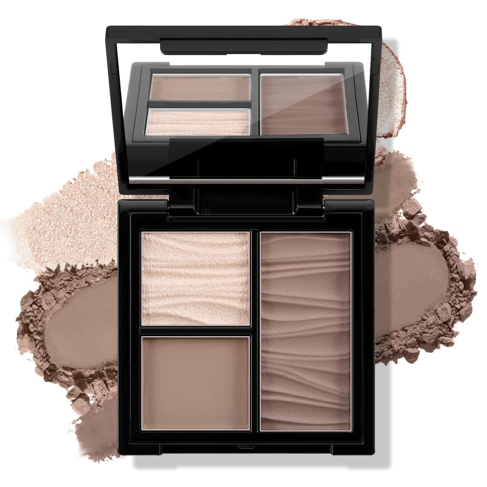 Boobeen Face Bronzer Highlighter Contour Powder Palette, Multi-use ...