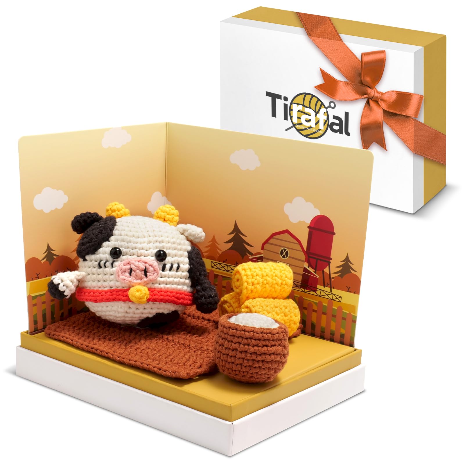 Amazon.com: Crochet Kit for Beginners: Crochet Animals Kit with Yarn ...