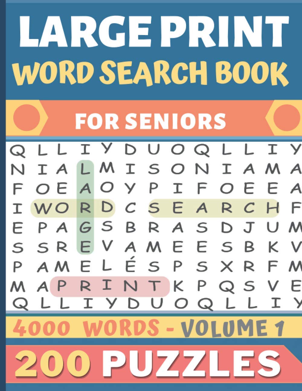 Large Print Word Search Book: Over 200 puzzles for seniors in Large ...