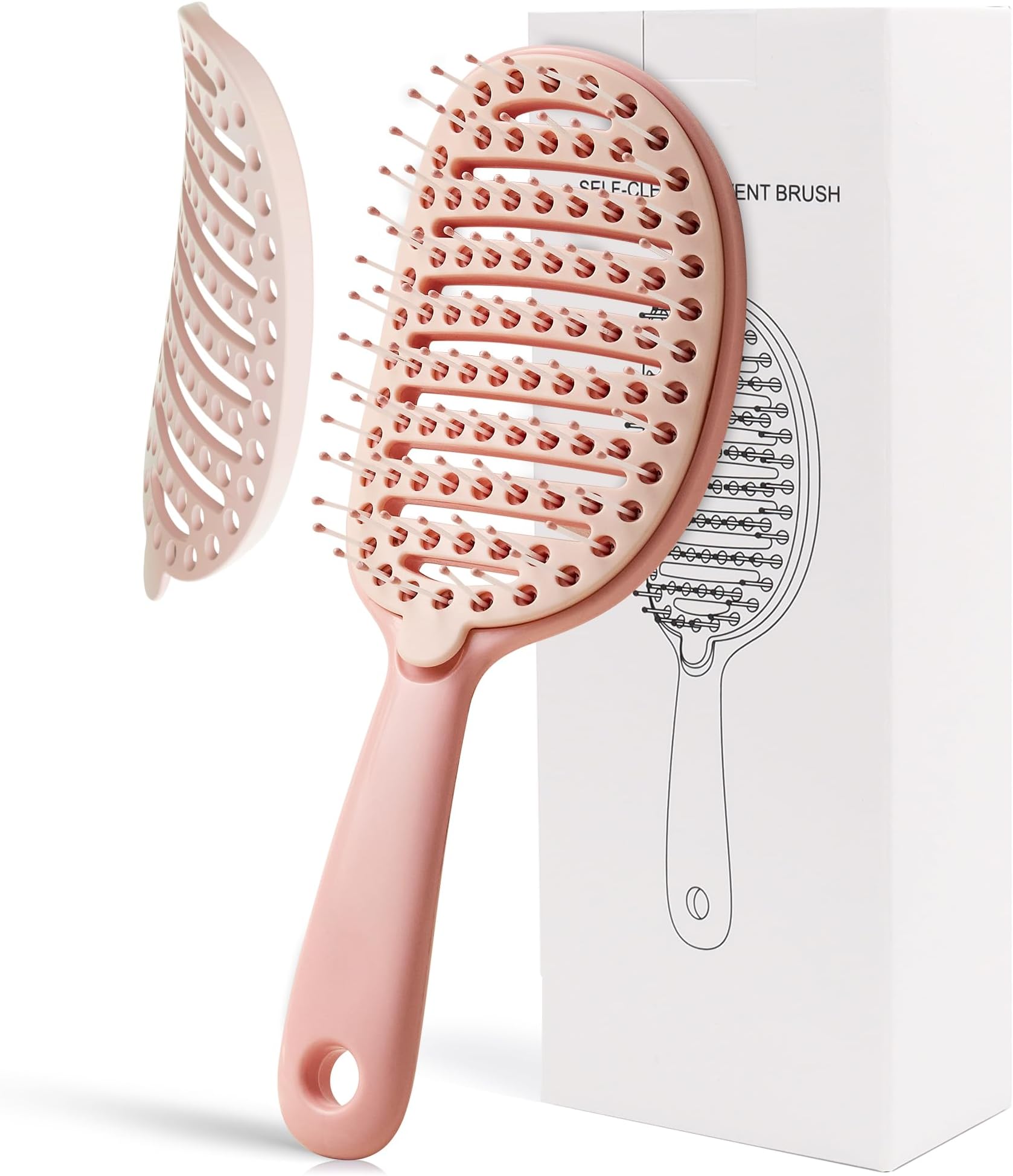 Amazon.com : Vented Hair Brush for Wet & Dry Hair – Tangle-Free ...